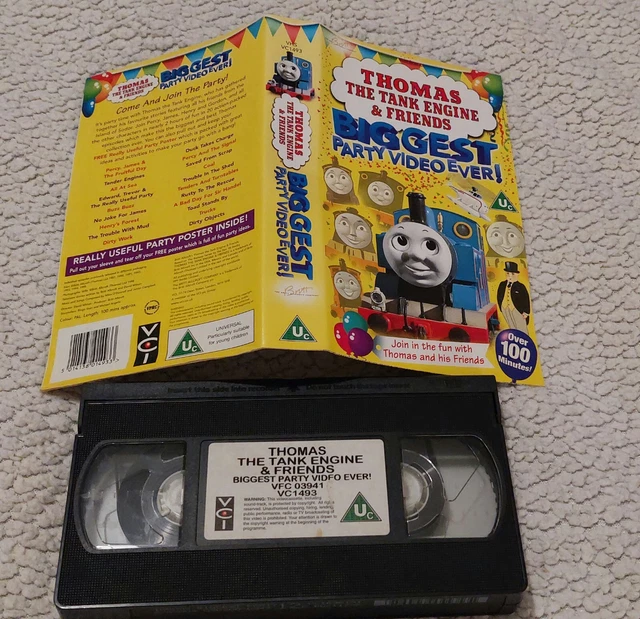 THOMAS THE TANK Engine And Friends - Biggest Party Video Ever! (VHS ...
