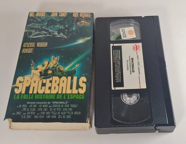 SPACEBALLS VHS FRENCH VF NTSC Mel Brooks John Candy Cult Comedy 1987 ...