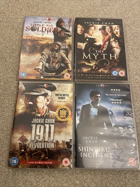 JACKIE CHAN CINE Asia Dvd X 4 Myth 1911 Revolution Little Big Soldiers ...
