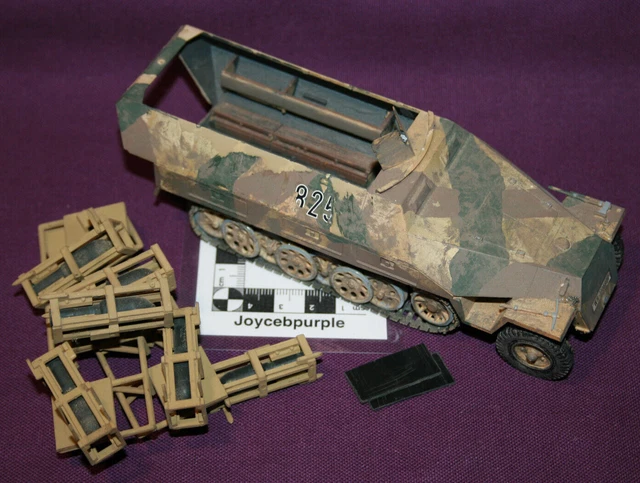 TAMIYA SD.KFZ.251 & Stuka Zu Fuss 1:35 scale model for parts, spares or ...