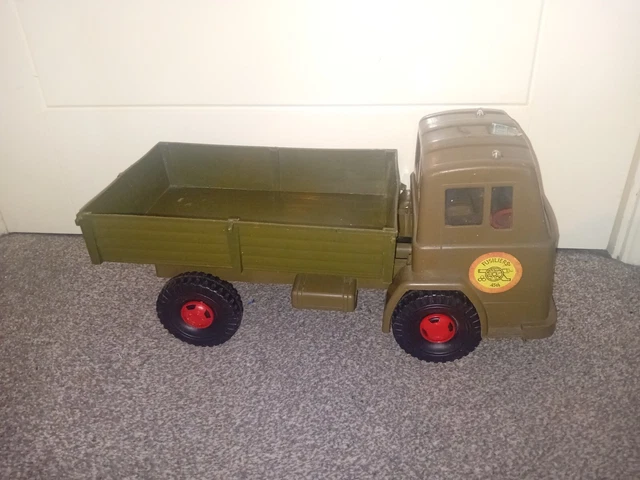 VINTAGE ACTION MAN Tipper Truck Lorry Sharna Leyland Army Fusiliers ...