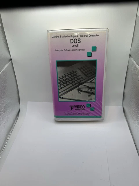 VIDEO PROFESSOR: DOS Level I Computer Software Learning video (VHS ...