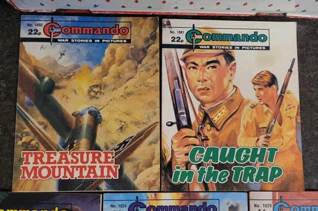 VINTAGE COMMANDO COMIC War Stories In Pictures Lot Of 5 $35.00 ...