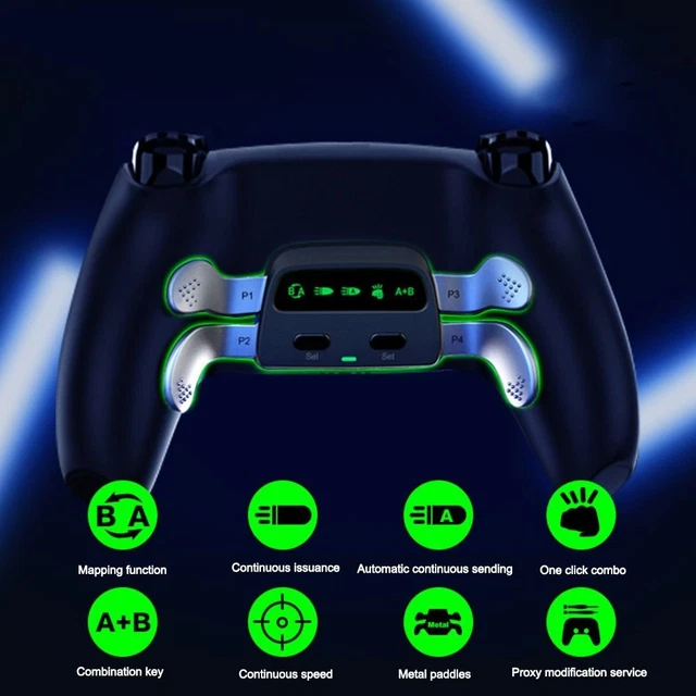 DIY BACKPLATE REMAP Kit Gaming Game Controller Adapter for PS5 £28.58 ...