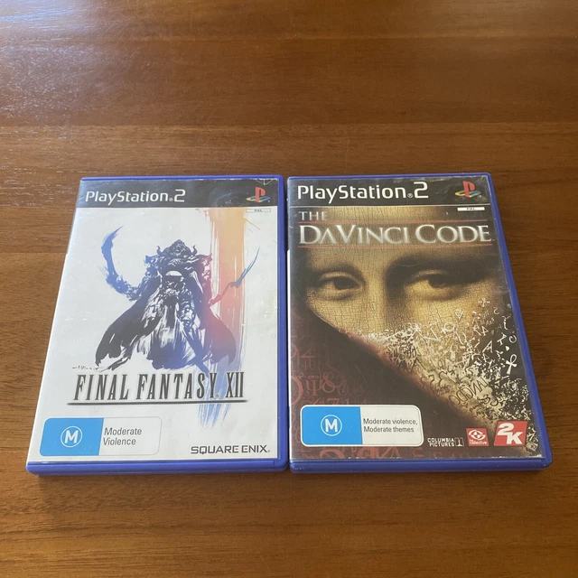 FINAL FANTASY XII + The Da Vinci Code PS2 Game Bundle Complete VGC Free ...