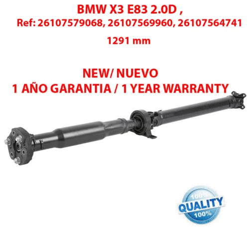ARBRE DE TRANSMISSION BMW E60, E61, 525D, 530D, 26107531776 ...