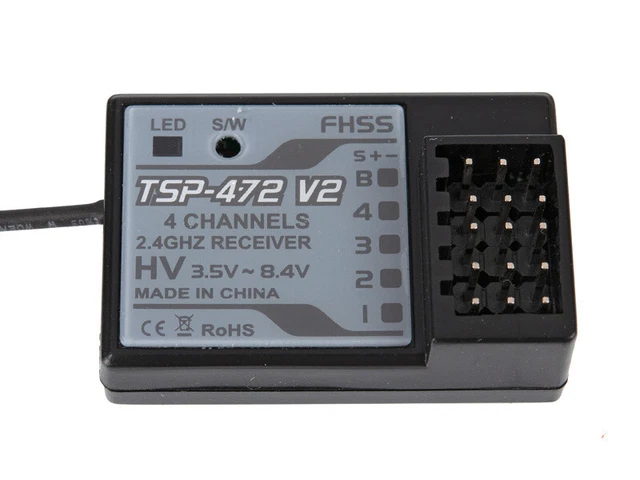 TSP SANWA 472 V2 FHSS 4 Channel Telemetry Receiver £59.66 - PicClick UK