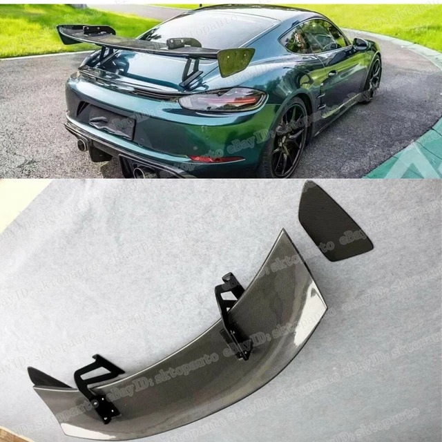 CARBON FIBER REAR Spoiler Wing GT4 Style For Porsche 718 981 987 ...