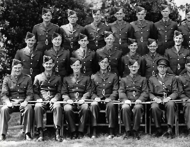 WW2 RAF GROUP Photo Uniforms Side Caps Peaked British Air Force ...