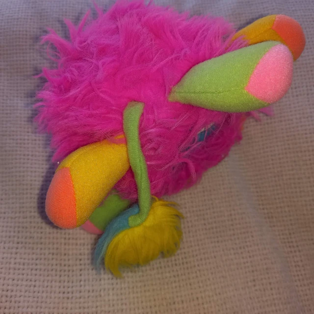 PLUSH PUFFING PUFF ball POPPLES soft toy MATTEL VINTAGE 1980's ...