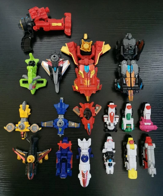 POWER RANGERS LUPINRANGER Patranger Minipla VS Vehicle Lot 18pcs ...