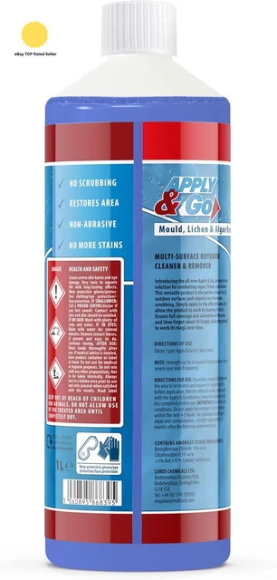 - PATH AND Patio Cleaner, Concentrated Mould, Mildew, Lichen & Algae £ ...