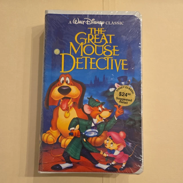 GREAT MOUSE DETECTIVE - New Sealed! VHS - Disney Black Diamond Classic ...