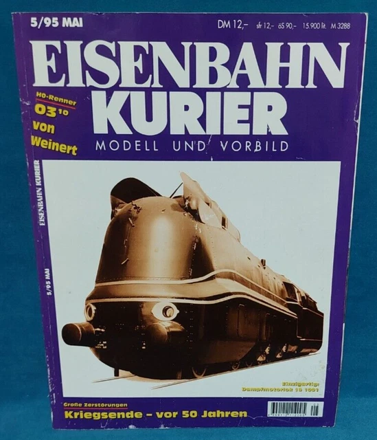 MAGAZIN: EISENBAHN KURIER 5/1995 - Modell und Vorbild. EUR 3,90 - PicClick DE