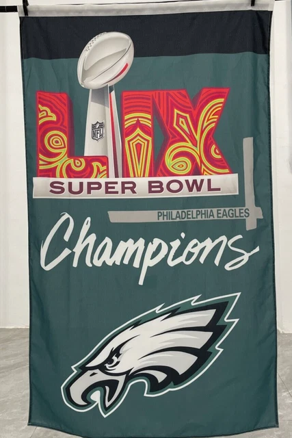 2024 2025 SUPER Bowl LIX Champions Philadelphia Eagles 3x5 Ft Vertical ...