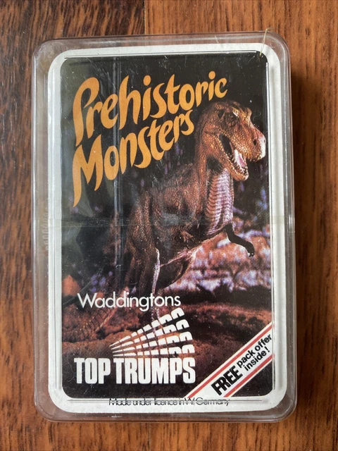 WADDINGTONS SUPER Top Trumps Prehistoric Monsters - SEALED £39.99 ...