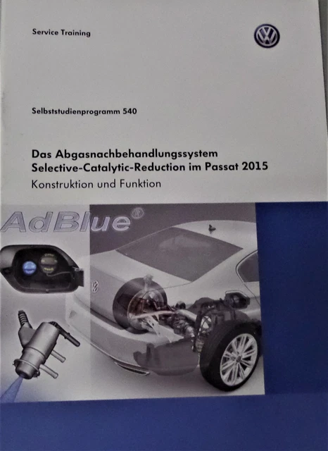 VW TRAINING SELF-STUDY program SSP 540 the exhaust aftertreatment ...