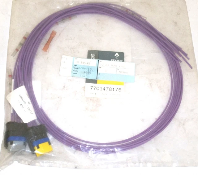 GENUINE RENAULT FUEL Pump Connector Wiring Loom Repair Kit 7701478176 £ ...