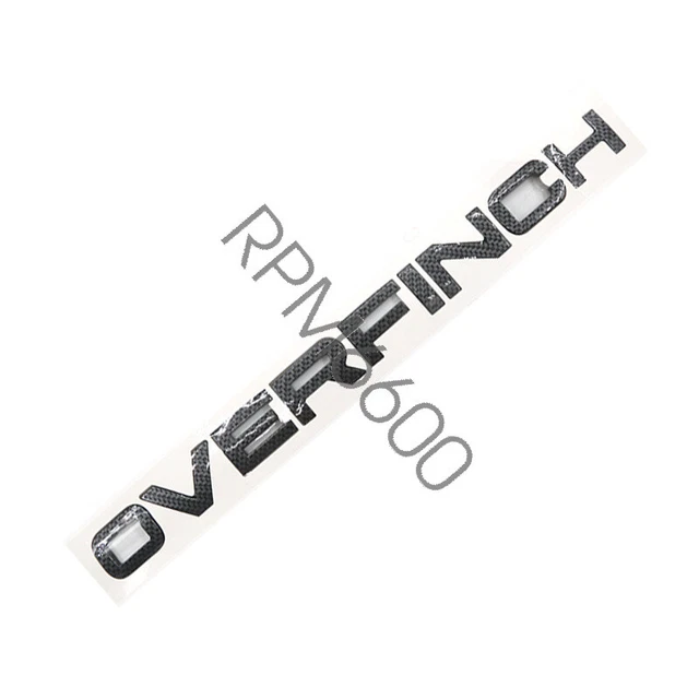 LETTRES FIBRE DE carbone emblème avant emblèmes badge autocollant pour ...