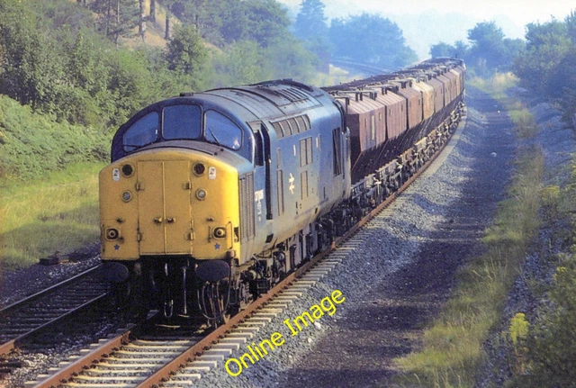 RAILWAY PHOTO 6X4 Class 37 37006 BR Blue Freight at Armanthorpe c1984 £ ...