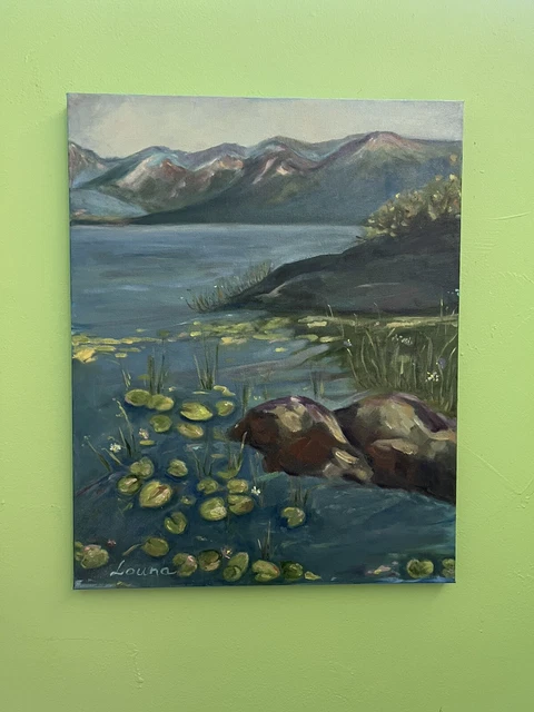 LANDSCAPE ORIGINAL OIL Painting by Ron Beaton Signed $256.59 - PicClick CA