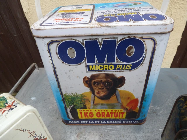 LOT DE BOITES Anciennes En Tôle Vintage Lessive Omo EUR 15,00 - PicClick FR
