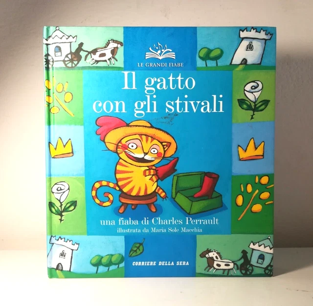 IL GATTO CON Gli Stivali Fiaba Di Charles Perrault Libro Per Bambini ...