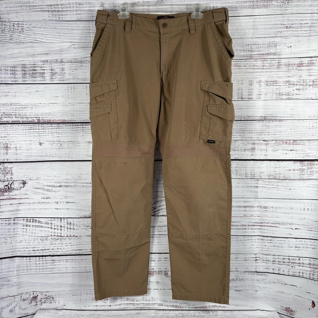 TRU-SPEC MENS TACTICAL Pants Tan Ripstop Cargo EMS EMT Police 38x32 #4 ...