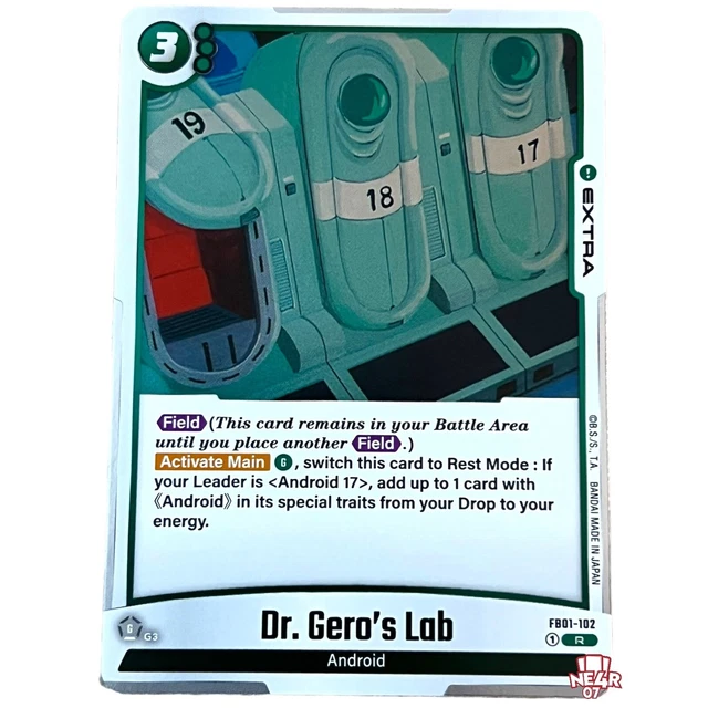 DRAGON BALL FUSION World Awakened Pulse Eng Rare R fb01-102 Dr Gero's Lab EUR 4,53 - PicClick FR