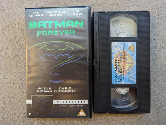 BATMAN FOREVER .VHS Video Tape. 1995. Pal Vhs EUR 1,14 - PicClick IT