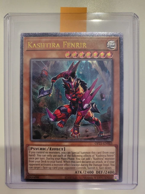 YU-GI-OH KASHTIRA FENRIR OP21-EN003 Ultimate Rare $149.99 - PicClick AU