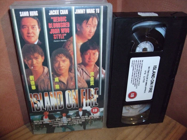 ISLAND ON FIRE - Rare Jackie Chan vhs EUR 17,85 - PicClick IT