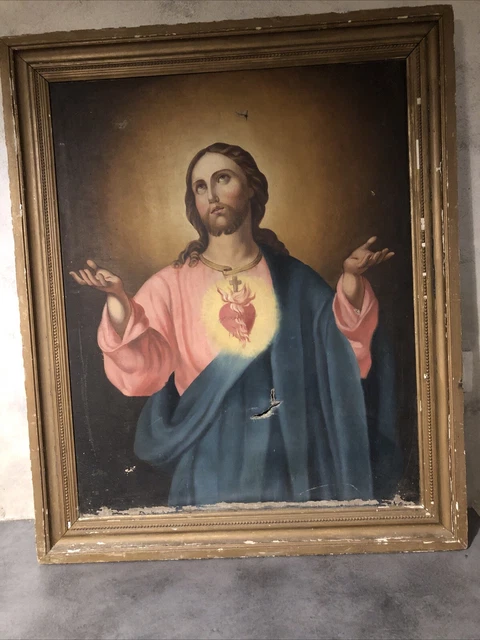 TABLEAU PEINTURE HUILE sur toile ancien EUR 5,00 - PicClick FR