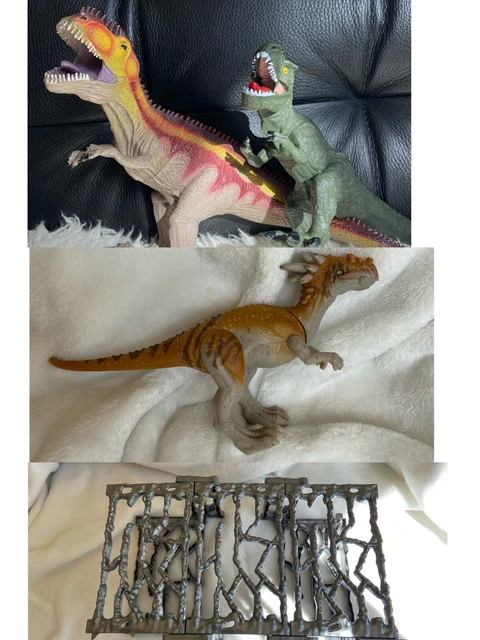 DINO BUNDLE GIGANOTOSAURUS,TYRANNOSAURUS Rex,Jurassic World Attack Pack ...