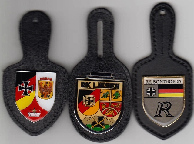 VERBANDSABZEICHEN / BRUSTANHÄNGER Bw 04 3x ResKam EUR 12,50 - PicClick DE