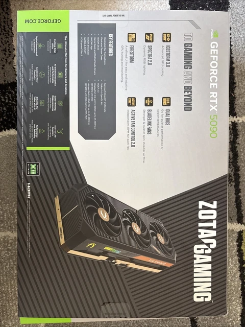 GEFORCE RTX 5090 Nvidia Zota Gaming Graphics Card EUR 2.100,00 ...