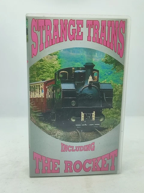 STRANGE TRAINS INCLUDING The Rocket On VHS Video Cassette Tape £24.99 ...