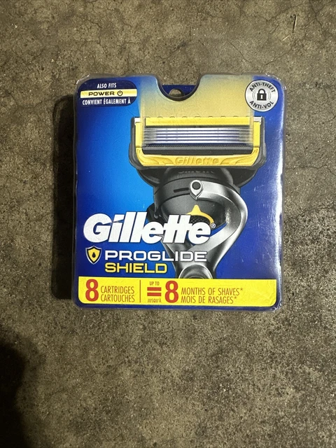 GILLETTE PROGLIDE SHIELD Men's Razor Blade Refills 8 Cartridges NEW 🔥🔥🔥 ...