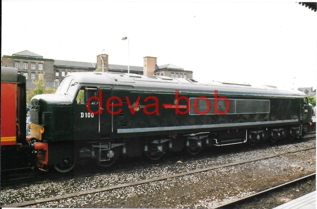 RAILWAY PHOTO BR Class 45 D100 Sherwood Forester 1989 Peak Diesel Loco ...