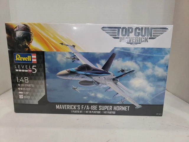 1/48 REVELL TOP Gun Maverick's F/A-18E Super Hornet Plastic Model Kit ...