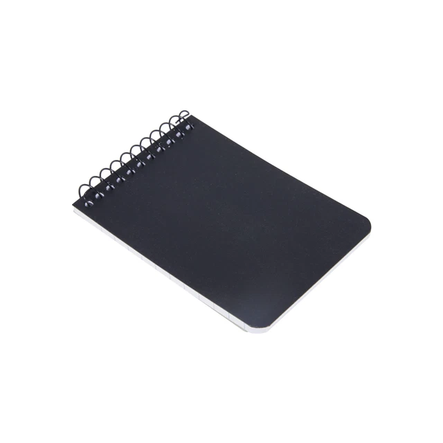 4 PACK A7 Notepad 100 Pages & 58GSM Ruled Pages Spiral Bound - Black $3 ...