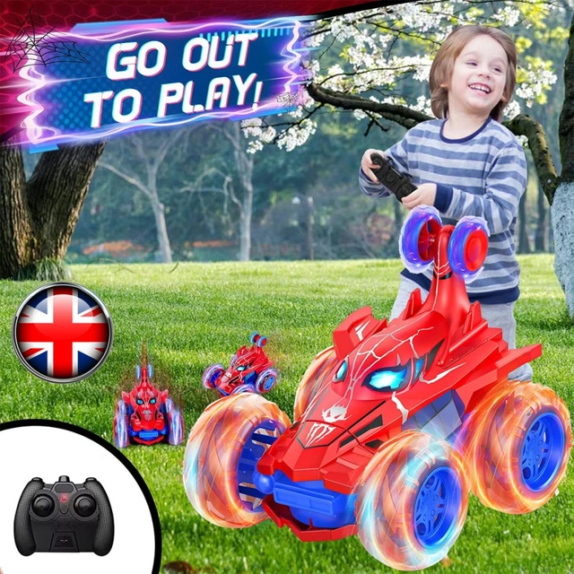SPIDER-MAN RC STUNT Car Remote Control Cars Toys for Boys Girls ...
