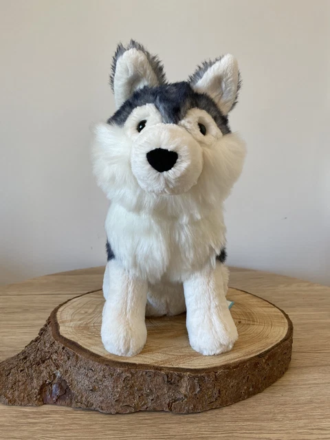 NEW WITH TAG Retired Genuine Jellycat Jackson Husky Soft Toy £49.99 ...
