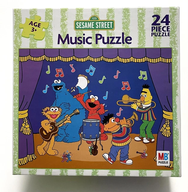 SESAME STREET 24 Piece Puzzle 10 x 13 Complete 2003 Music Hasbro £8.56 ...