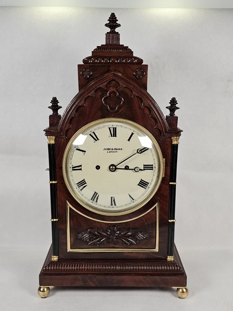 REGENCY TWIN FUSEE Bracket Clock Restored John B Cross London £1,995.00 ...