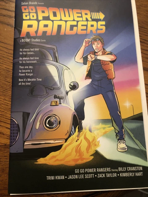 SABAN’S GO GO Power Rangers #4 Movie Variant Cover..Back To The Future ...