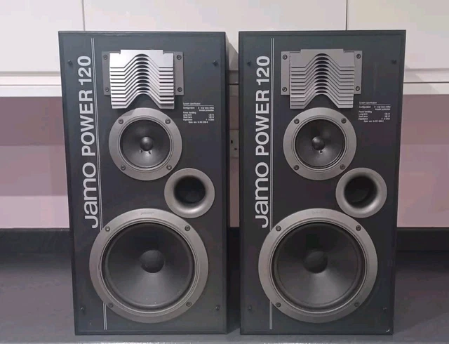 JAMO POWER 120 3 Way Main Stereo Speakers. Made In Denmark £130.00 ...