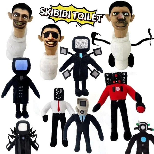 UK SKIBIDI TOILET Titan Cameraman Plush Toy Throw Pillows Cushion Decor ...