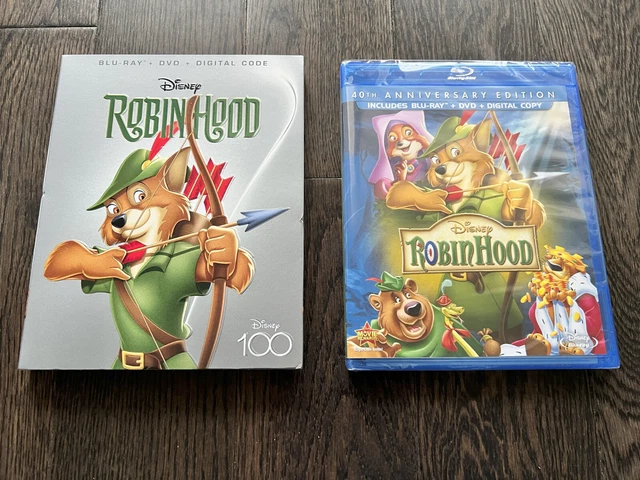 ROBIN HOOD 40TH Anniversary Disney 100 Ed. (Blu-ray + DVD + Digital ...