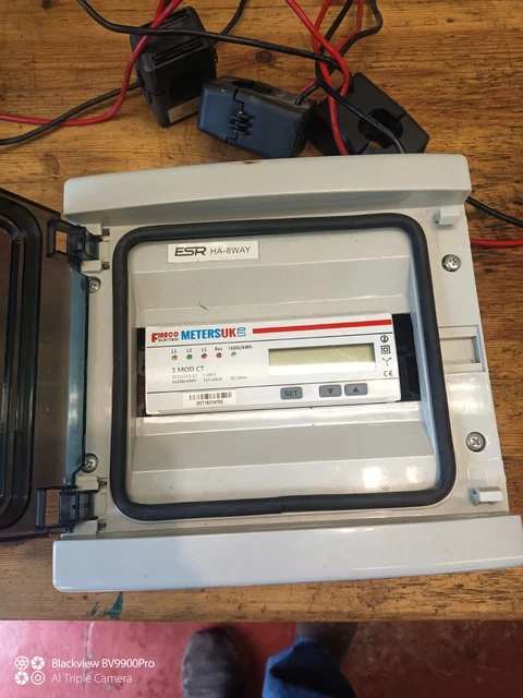 3 PHASE 4 Wire Electric Meter 220/380V 100A Energy Consumption kWh ...